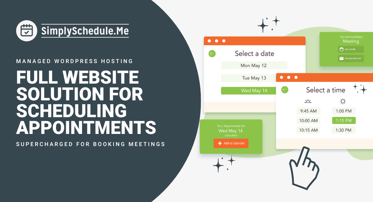 SimplySchedule.Me | Specialty Website Hosting for Booking Appointments